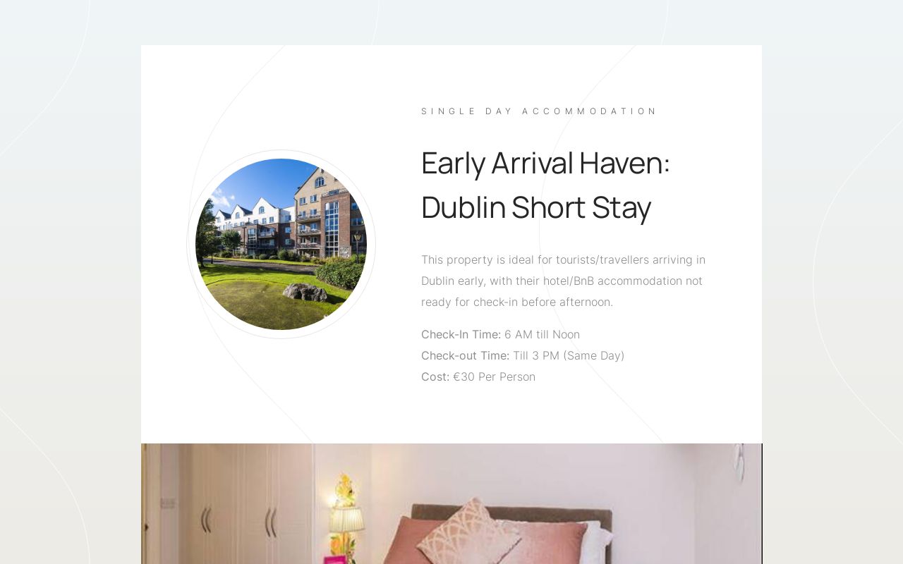 Pre Check-In Short Stay